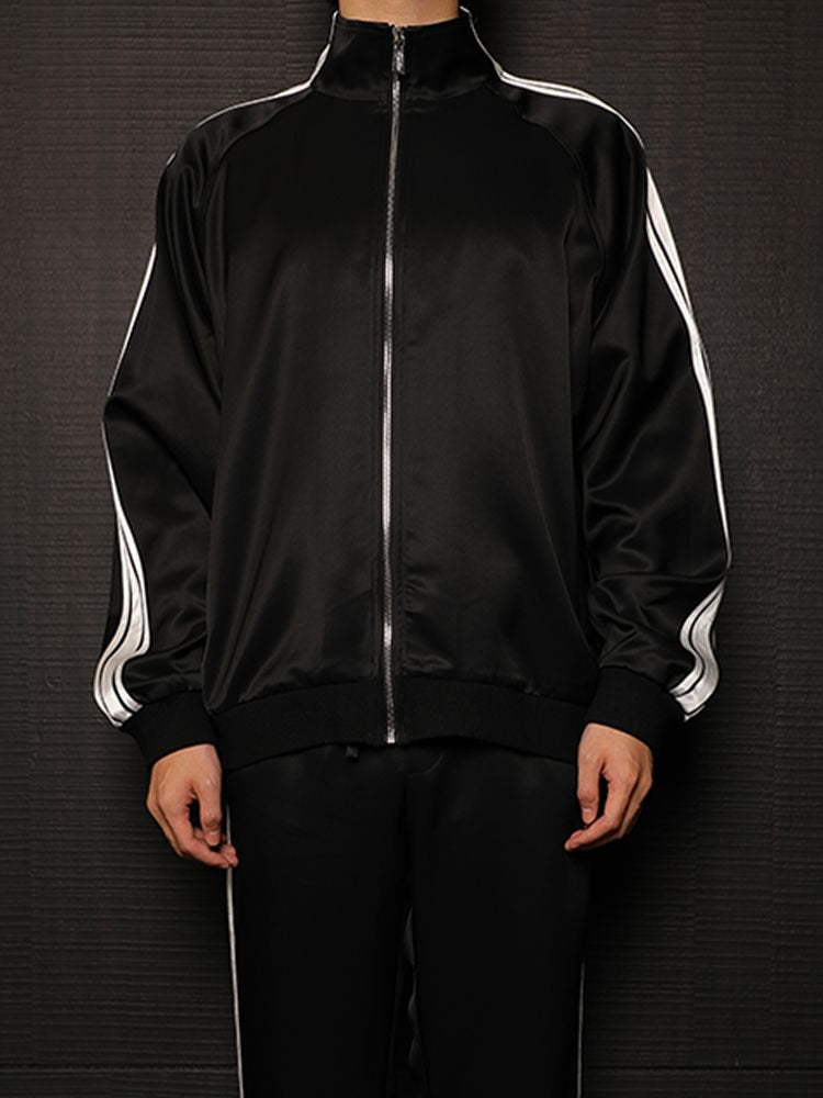 Black & White Acetic Acid Fabric Jacket – GALLIANO LANDOR